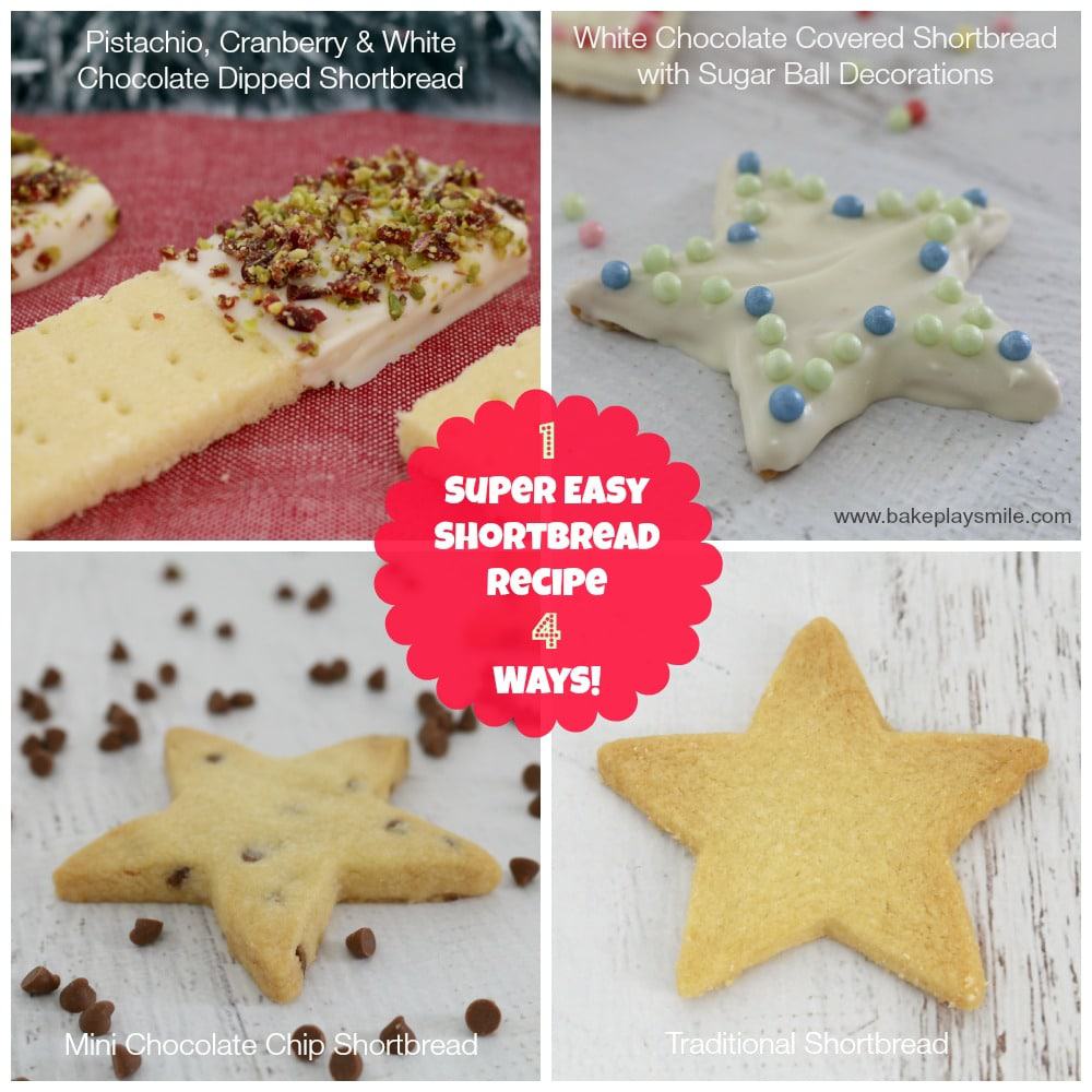 Easy Shortbread Recipe with 3 Delicious Variations Bake Play Smile
