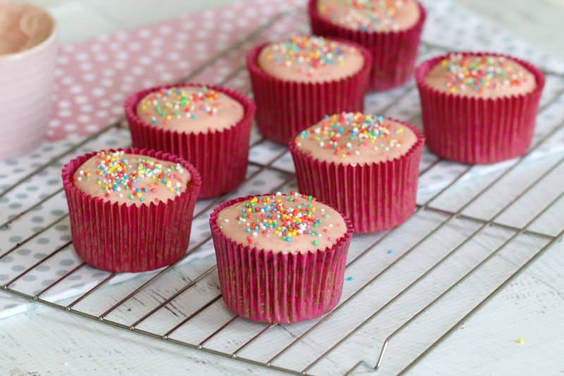 Easy Vanilla Cupcakes | Basic Recipe - Bake Play Smile