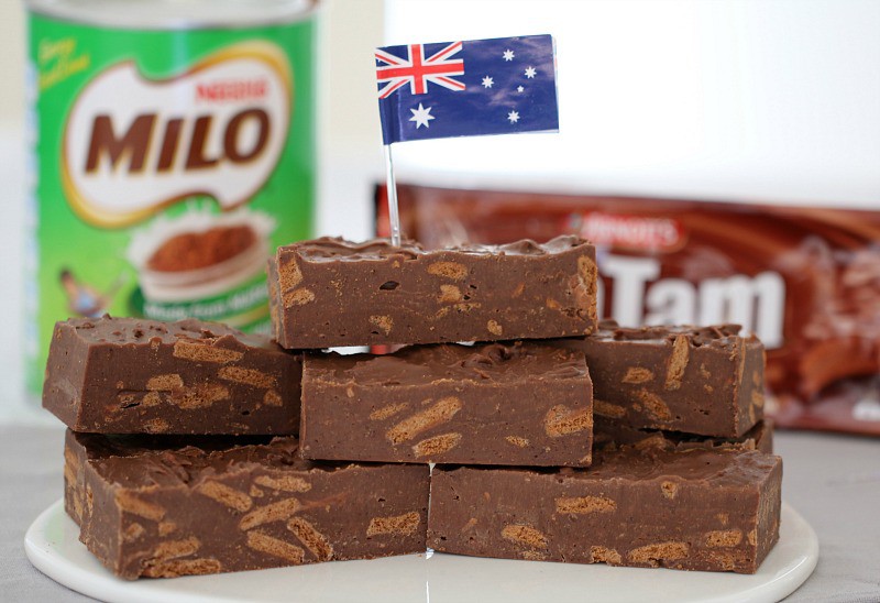 Microwave Tim Tam & Milo Fudge - Bake Play Smile